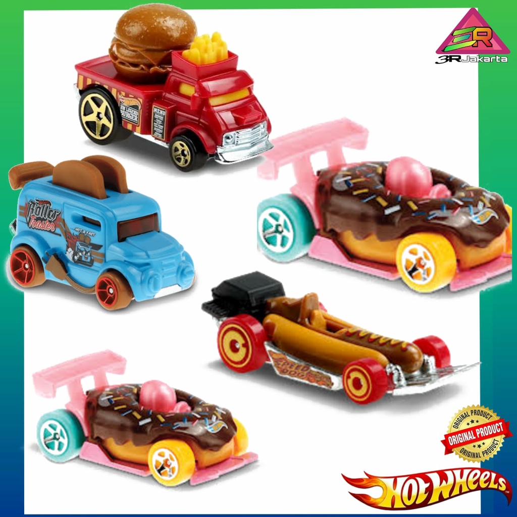 Jual Hot Wheels Fast Foodie Hot Wheels Model makanan Eating Asli ...
