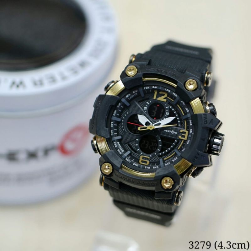 Jual JAM TANGAN PRIA MEREK EXPONI MODEL DIDGITAL DETIK | Shopee Indonesia
