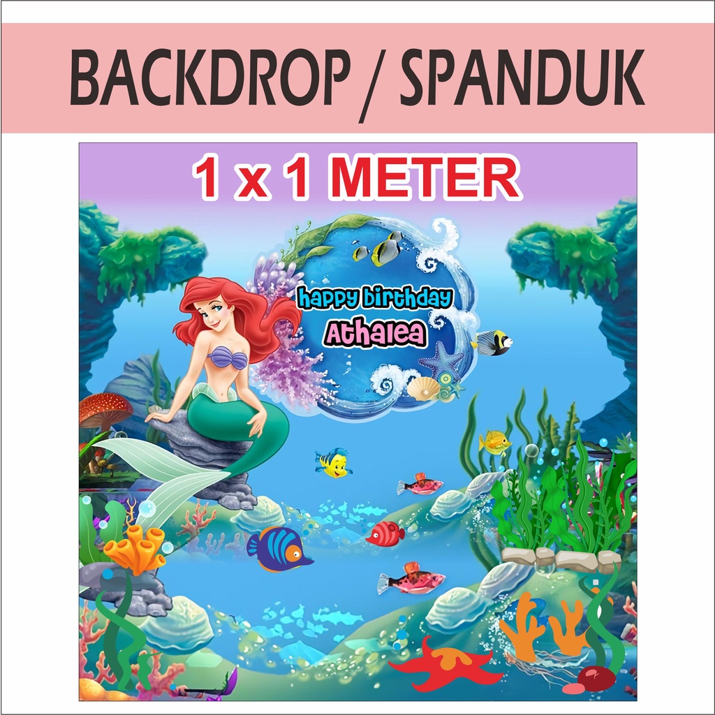 Jual SPANDUK BACKDROP CUSTOM ULTAH ANAK | Shopee Indonesia