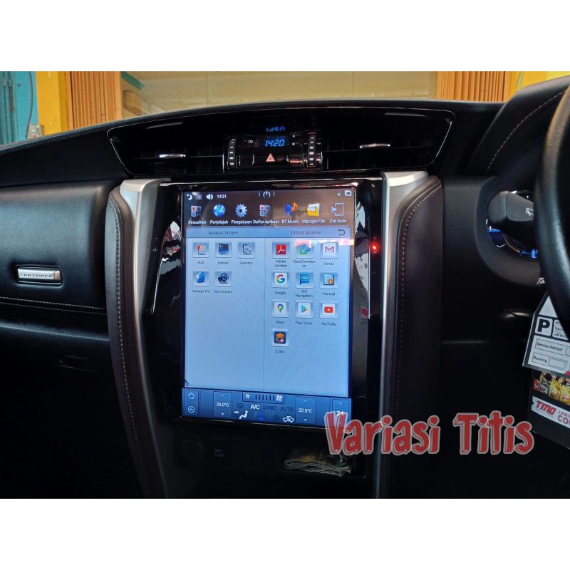 Jual HEAD UNIT TESLA ANDROID MIRAI OEM FORTUNER VRZ Bergaransi 2 Tahun ...