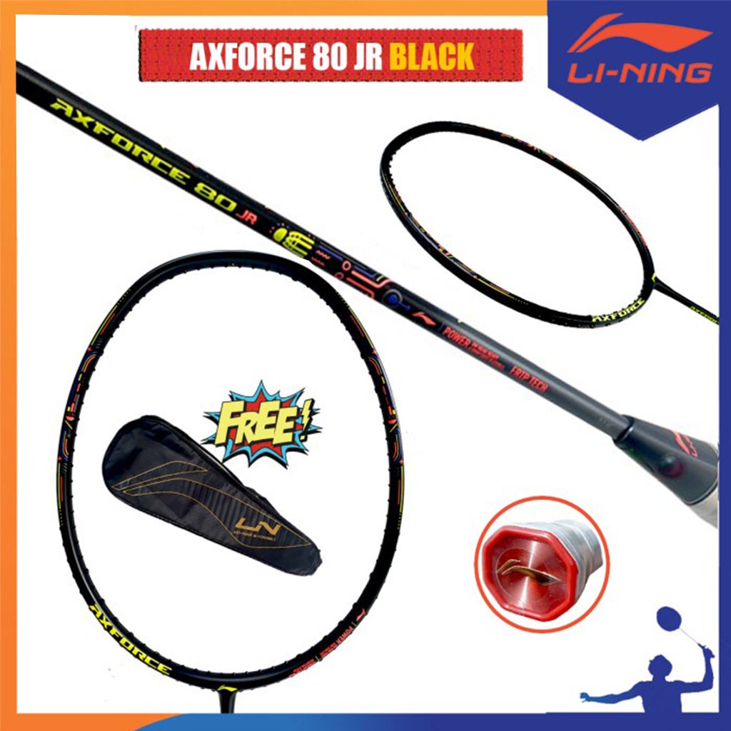 Jual New Lining Axforce 80 JR Raket Badminton Original | Shopee Indonesia