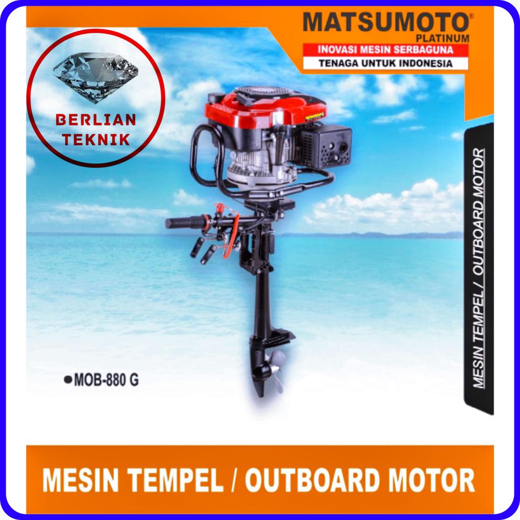 Jual Mesin Tempel Marine Outboard Matsumoto MOB 880 G / 7.5 HP | Shopee Indonesia
