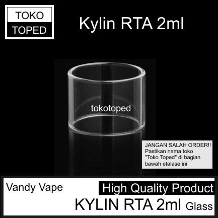 Jual koleksi tabung bahan kaca KYLIN RTA 2ml warna glass bening ...