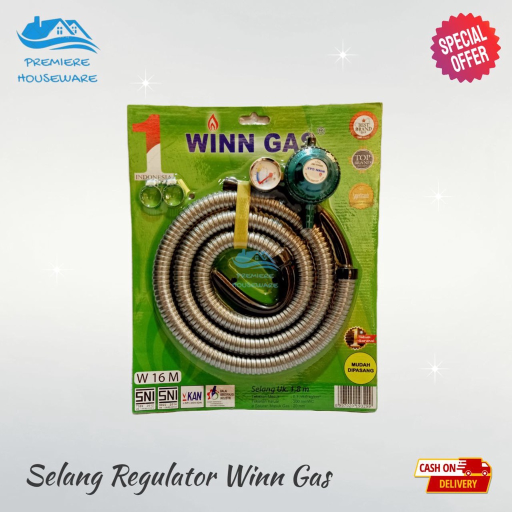 Jual selang gas regulator wingas | Shopee Indonesia