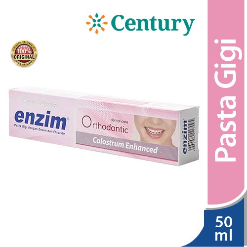 Jual Enzim Toothpaste Ortodontic 50 Ml / Pasta GIGI / toothpaste / bau ...