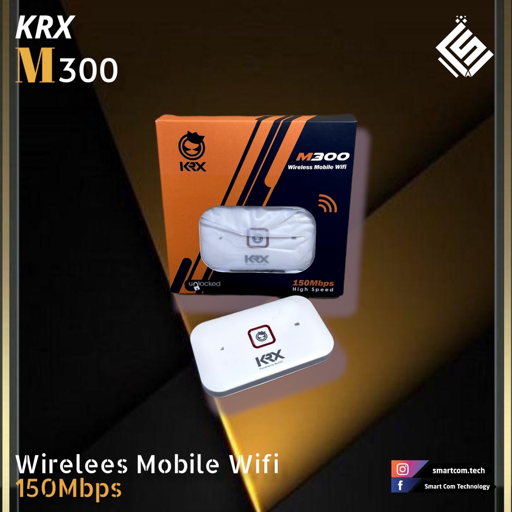 Jual Modem Mifi KRX M300 4G Unlock All Operator 150Mbps | Shopee Indonesia