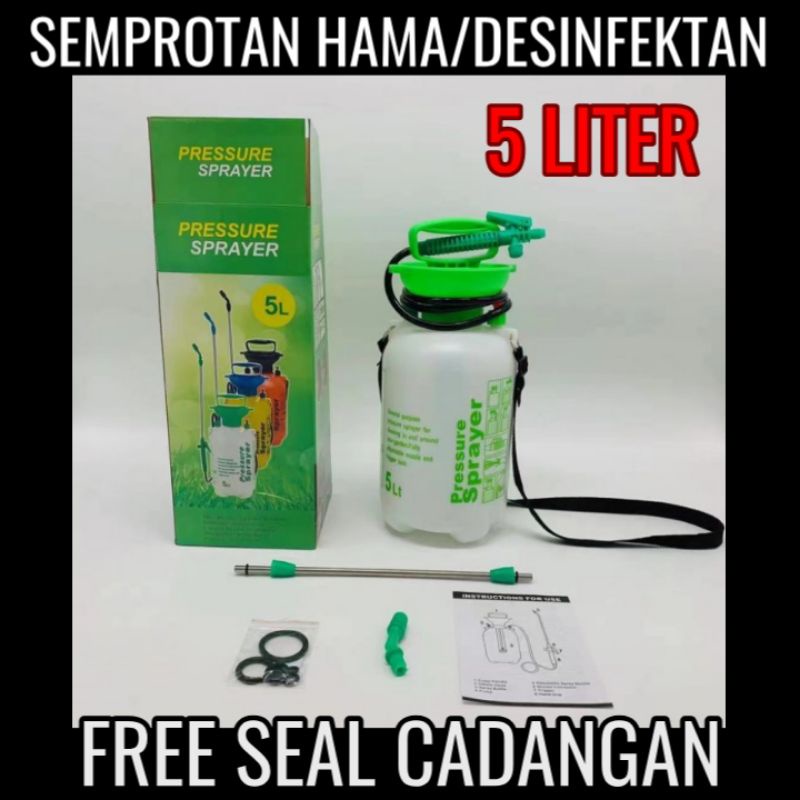 Jual Semprotan Tanaman Hama Desinfektan Sprayer 5 liter 5L | Shopee ...