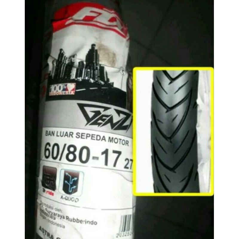 Jual Ban fdr 17 60/80 genzi atau 60/90 spartax | Shopee Indonesia