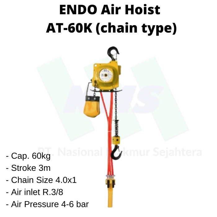 Jual ENDO Air Hoist AT-60K (chain type) | Shopee Indonesia