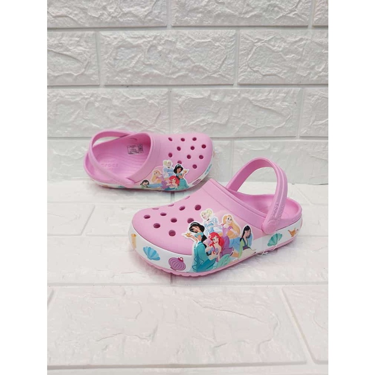 Jual Crocs Anak Fun Lab New Princess Sandal Slip On Karet Anti Licin ...