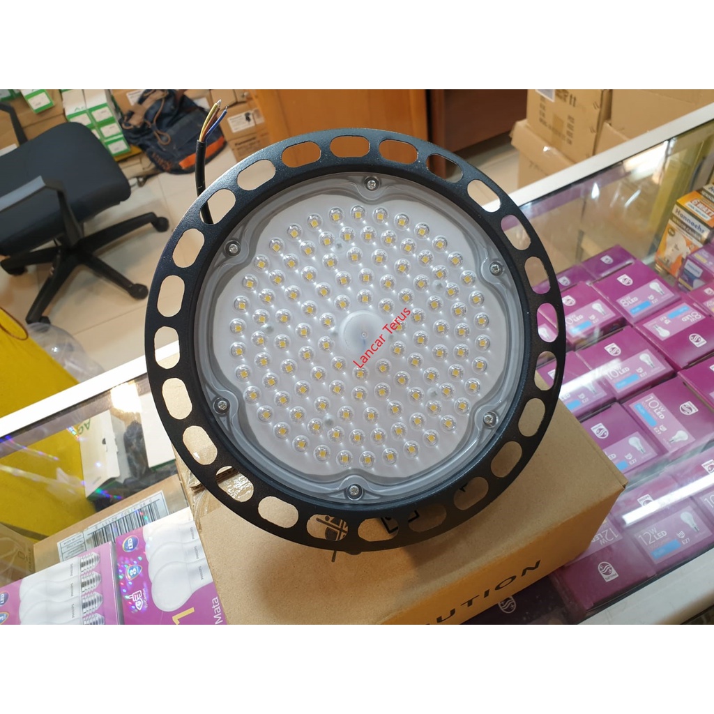 Jual Lampu High Bay LED 100w UFO / HIGHBAY 100WATT / 100 W WATT ...