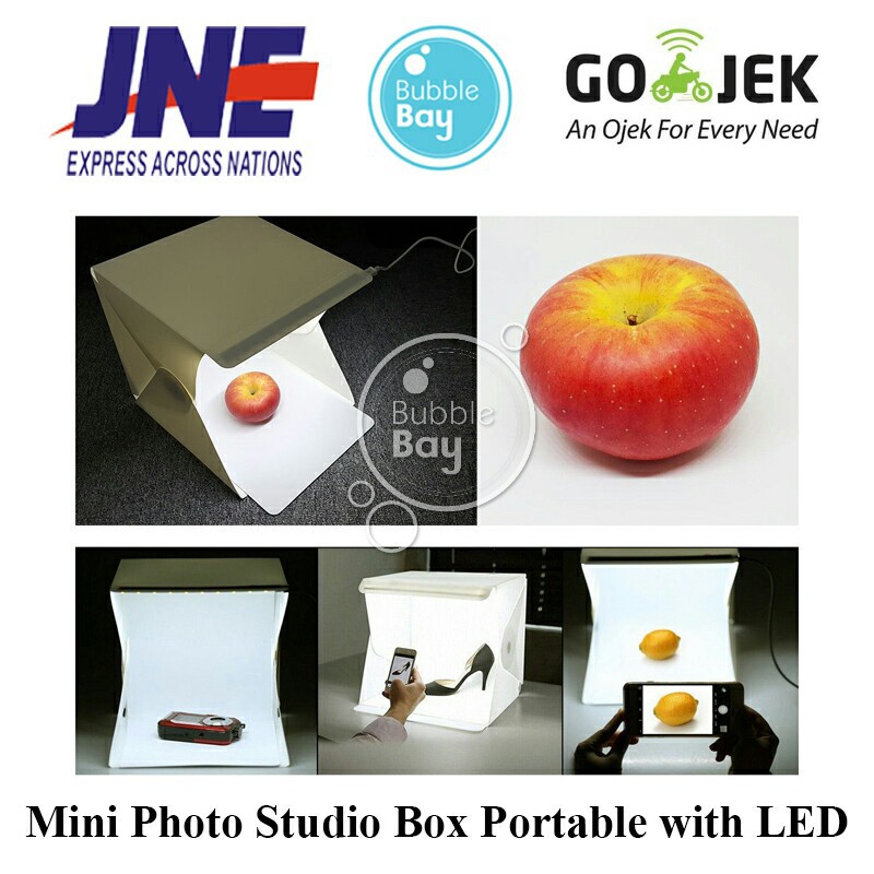 Jual Mini Photo Studio Box Folding Kotak Tempat Foto Portable with LED ...