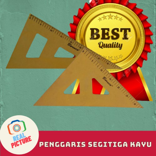 Jual Penggaris Segitiga Siku Kayu Murah | Shopee Indonesia