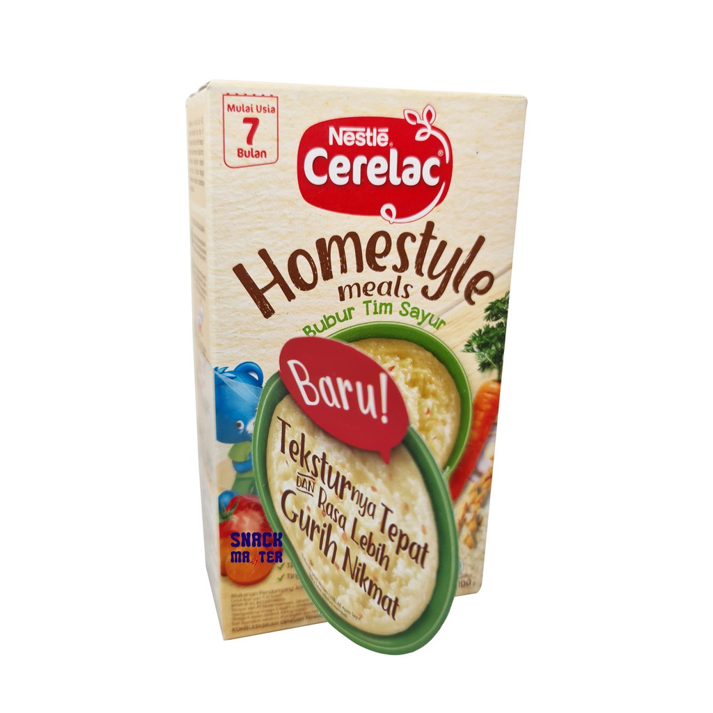 Jual Nestle Cerelac Homestyle Meals 8+ Bubur Tim - Netto 110 gr ...