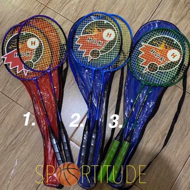 Jual Raket Bulutangkis Anak Raket Badminton Anak HOKI Isi 2 (SEPASANG ...