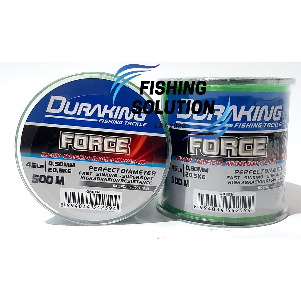 Jual Senar Pancing Duraking Force 500 M Mono Nylon - Green - Hijau ...