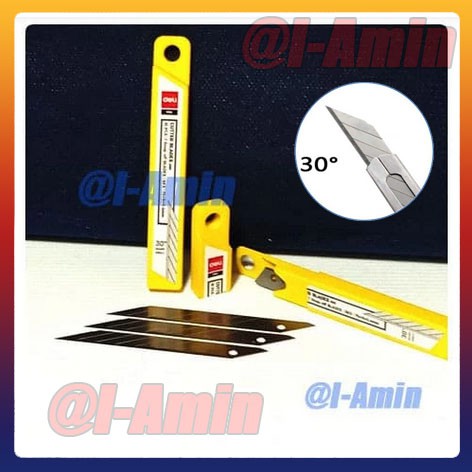 Jual Refill Cutter Kecil 30° / Isi Cutter Kecil DELI Pro (10Pcs ...