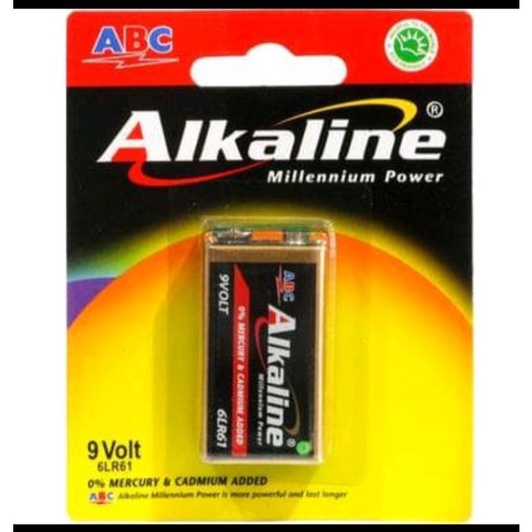 Jual BATERAI BATTERY ABC ALKALINE 9V | Shopee Indonesia
