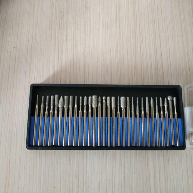 Jual Mata bor cun ukir grafir batu mini grinder isi 30 Mata bor tuner ...