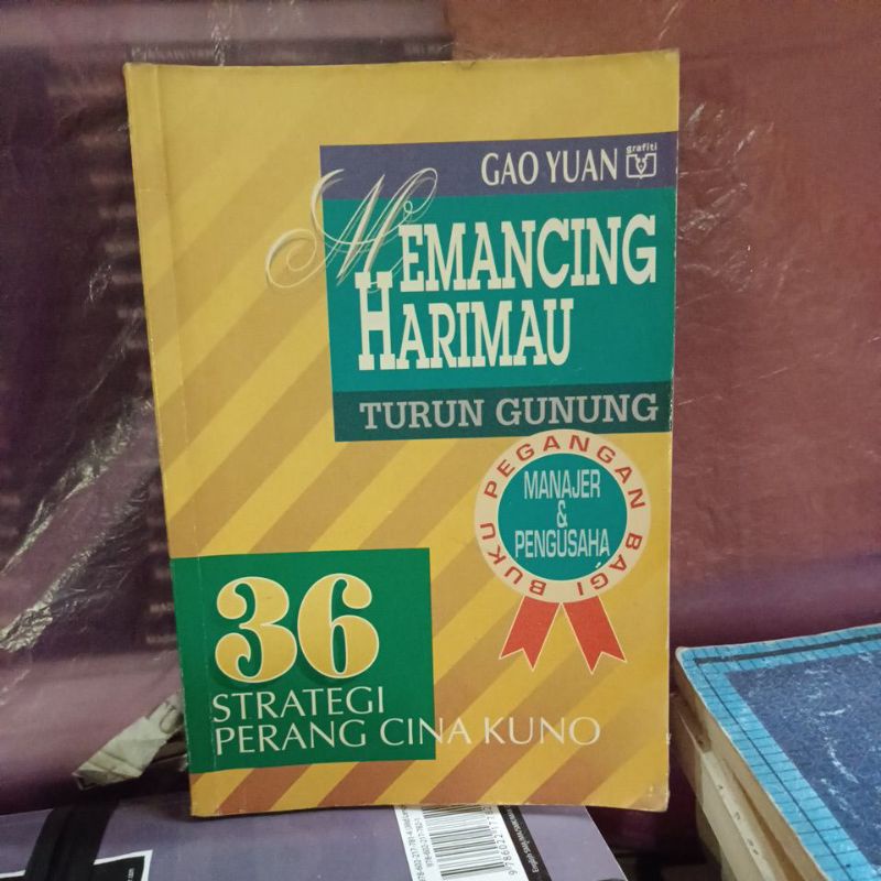 Jual MEMANCING HARIMAU TURUN 36 STRATEGI PERANG CINA KUNO Buku Pegangan ...
