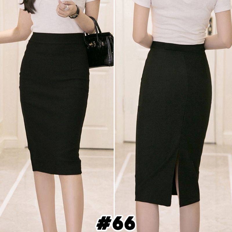 Jual LOVELY Mini Midi Maxi H Line Office Skirt /Rok Kantor /Pencil ...