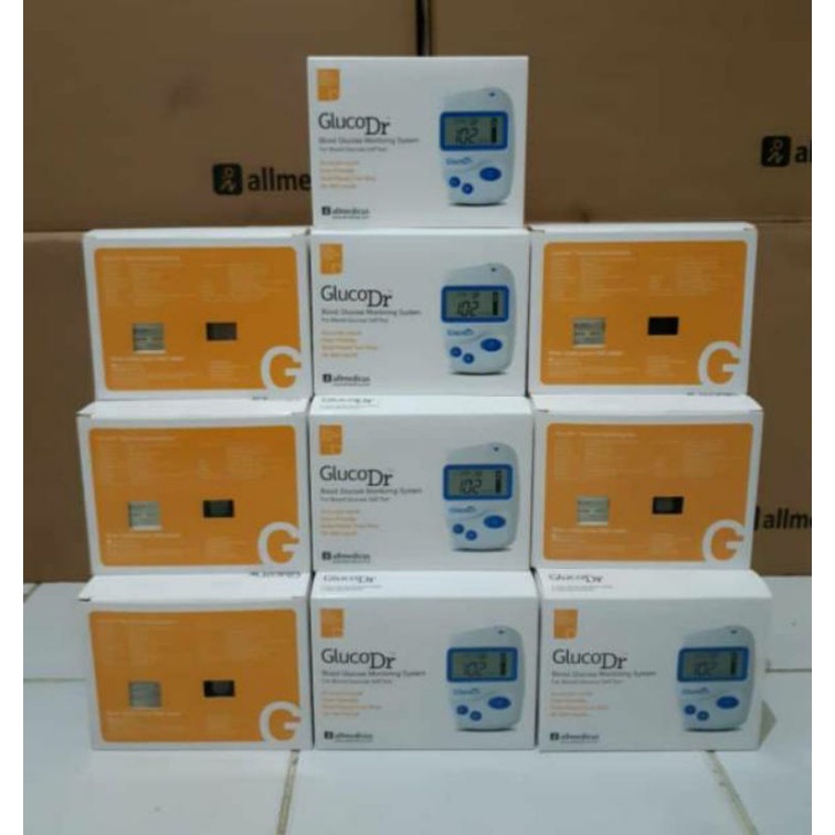 Jual Gluco Dr Biosensor Tes Gula Darah Code 8 / Alat Tes Gula Darah ...