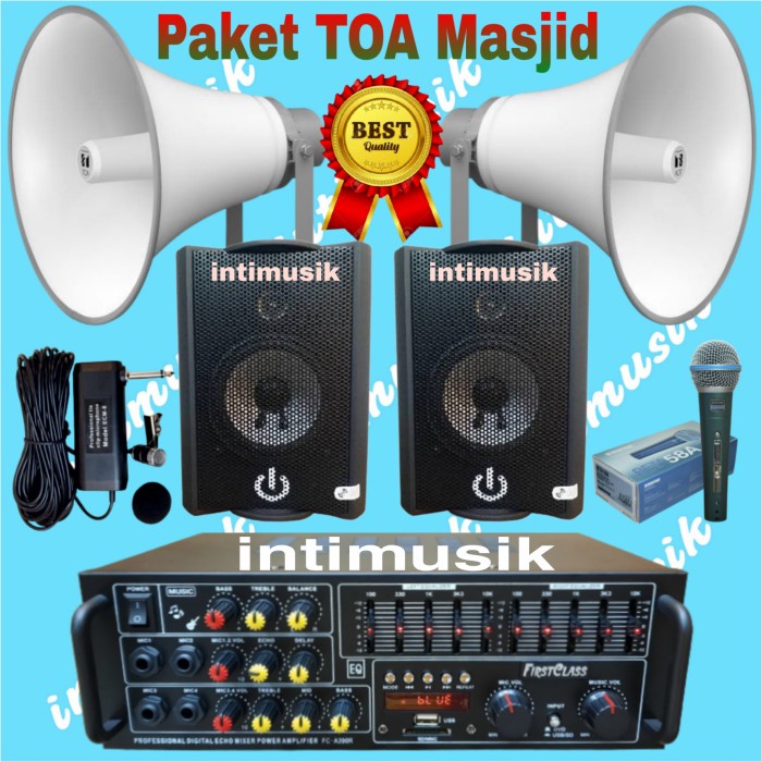 Jual Paket Sound System TOA Masjid atau Mushola ( In Out II ) | Shopee Indonesia