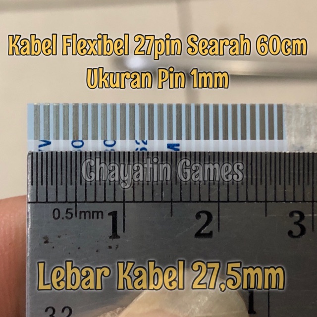 Jual Kabel Flexibel 27 Pin Kasar Searah Panjang 60cm - Ukuran Pin 1mm ...