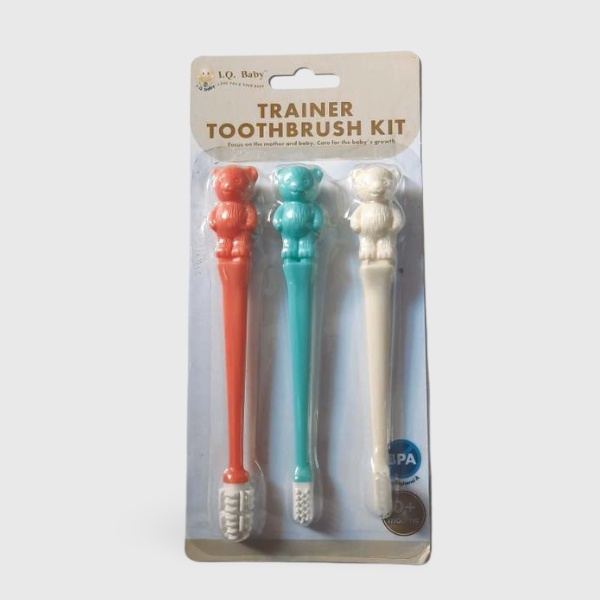 Jual IQ BABY TRAINER TOOTHBRUSH 3IN1 / SIKAT GIGI LIDAH DAN GUSI BAYI ...