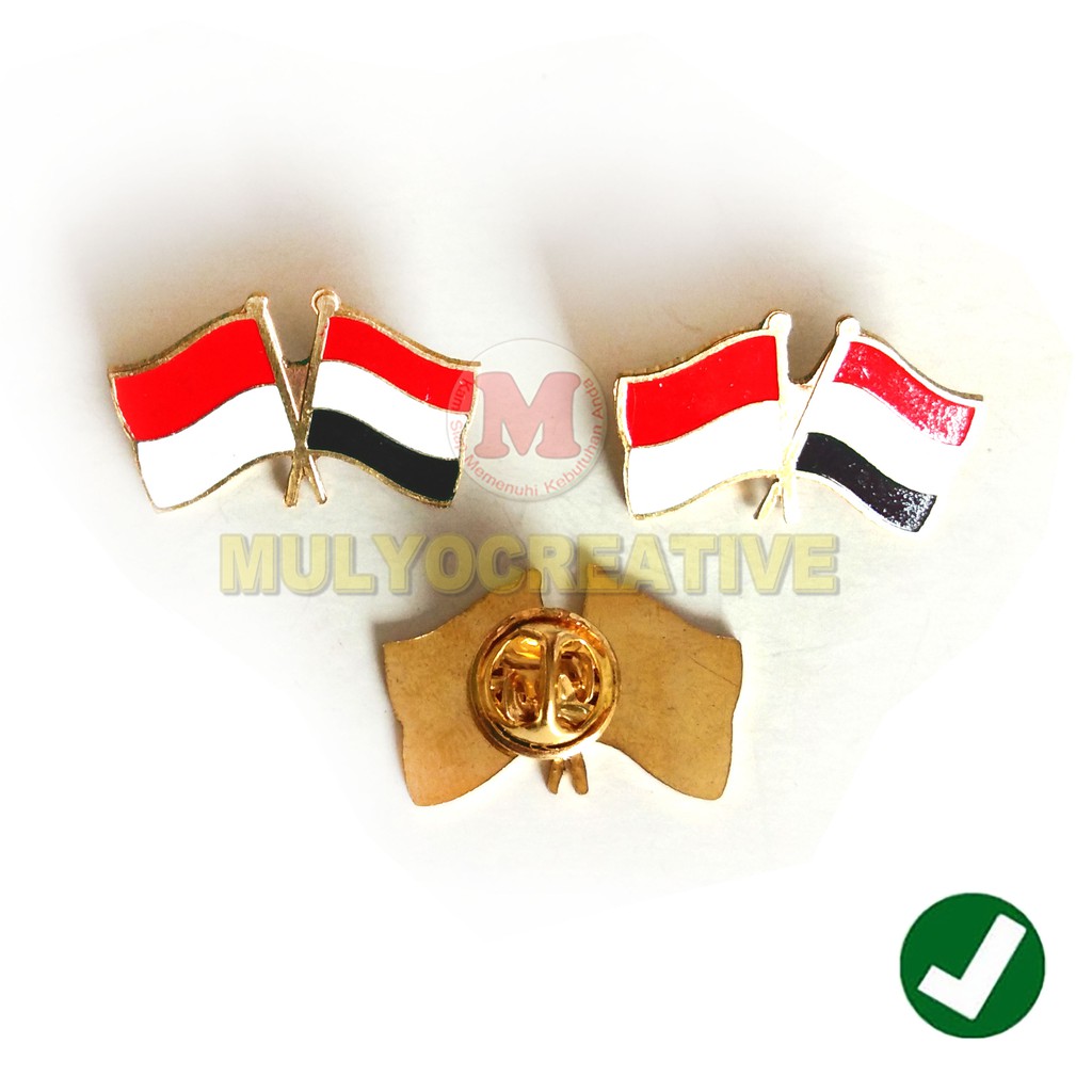 Jual Lencana Pin Bendera Persahabatan Negara Indonesia Dan Yaman ...