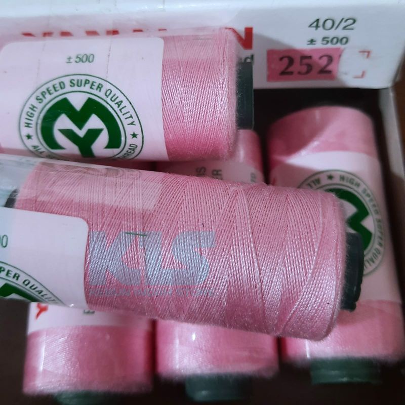 Jual [1/5] Benang Jahit Yamalon 500 yds Merah dan Pink | Shopee Indonesia