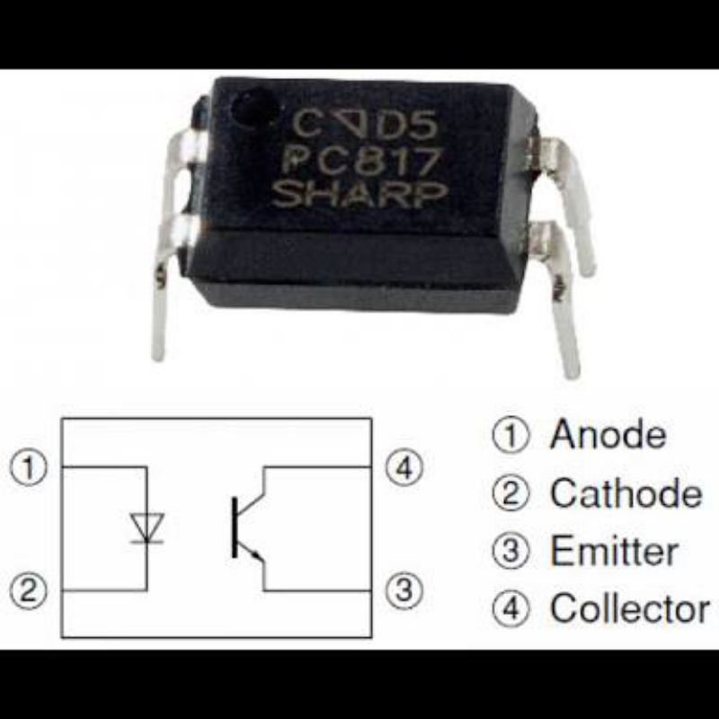 Jual SHARP OPTOCOUPLER OPTO COUPLER PC 817 | Shopee Indonesia