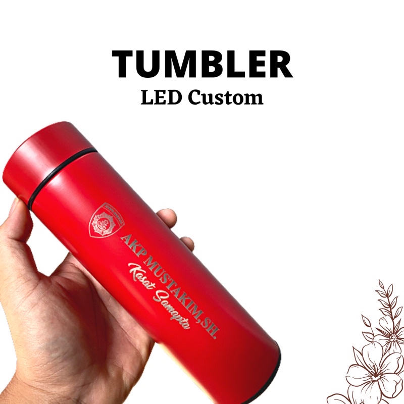 Jual Tumbler LED Custom/ Grafir/ laser custom/ souvenir | Shopee Indonesia