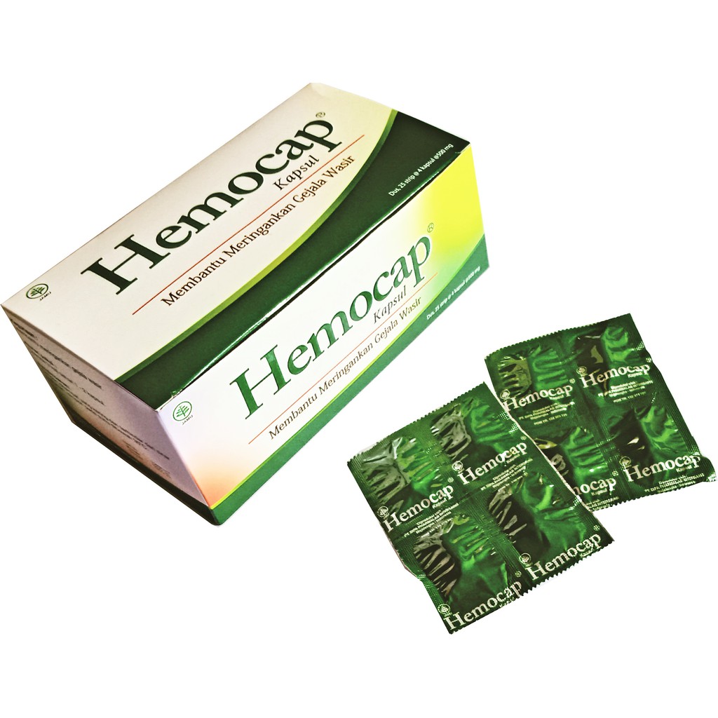 Jual Hemocap ( 1 Box isi 25 Setrip, @4 Kapsul ) | Shopee Indonesia