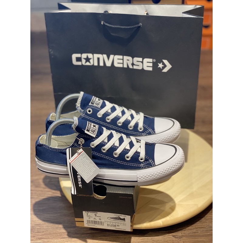 Jual SEPATU CONVERSE PREMIUM CASUAL PRIA WANITA OX CLASSIC BIRU NAVY ...