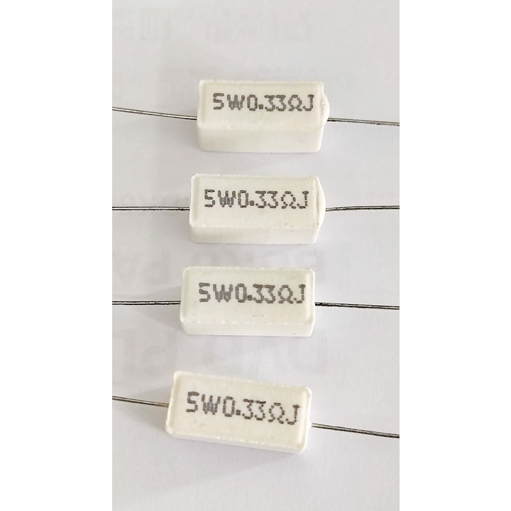 Jual Resistor 5W 0,33 Ohm (10PCS) | Shopee Indonesia
