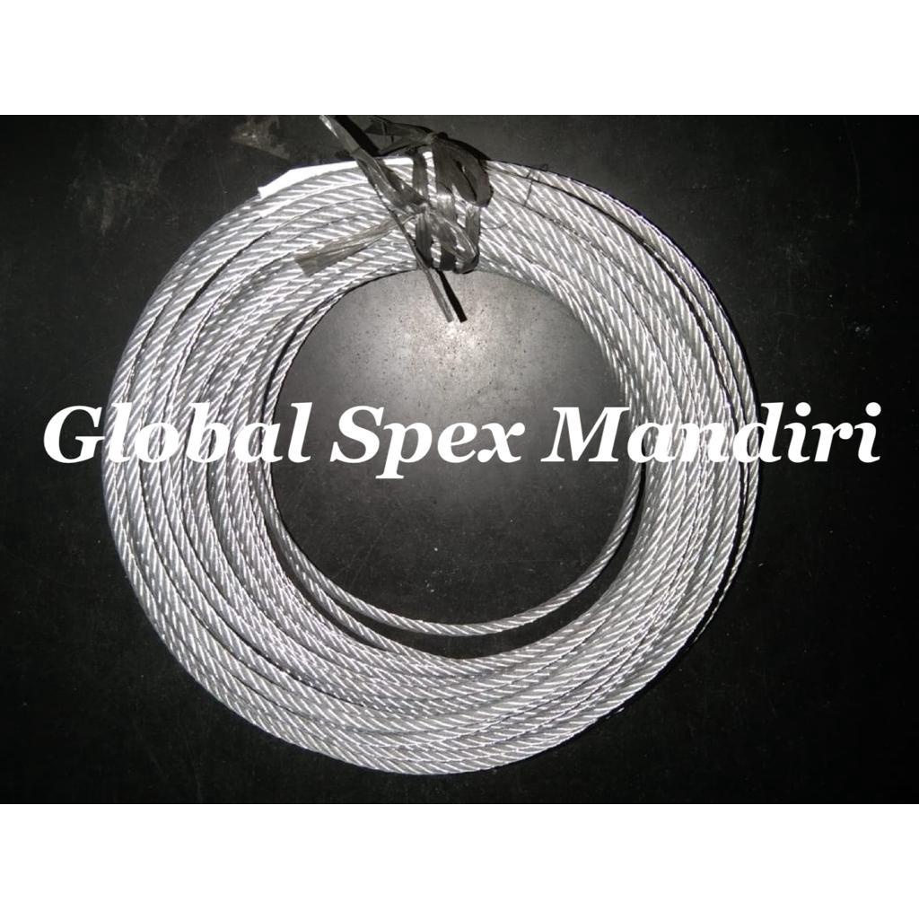 Jual KAWAT SELING 5 MM FULL BAJA 6x12 IWRC GALVANIS / WIRE ROPE GALVANIZED | Shopee Indonesia