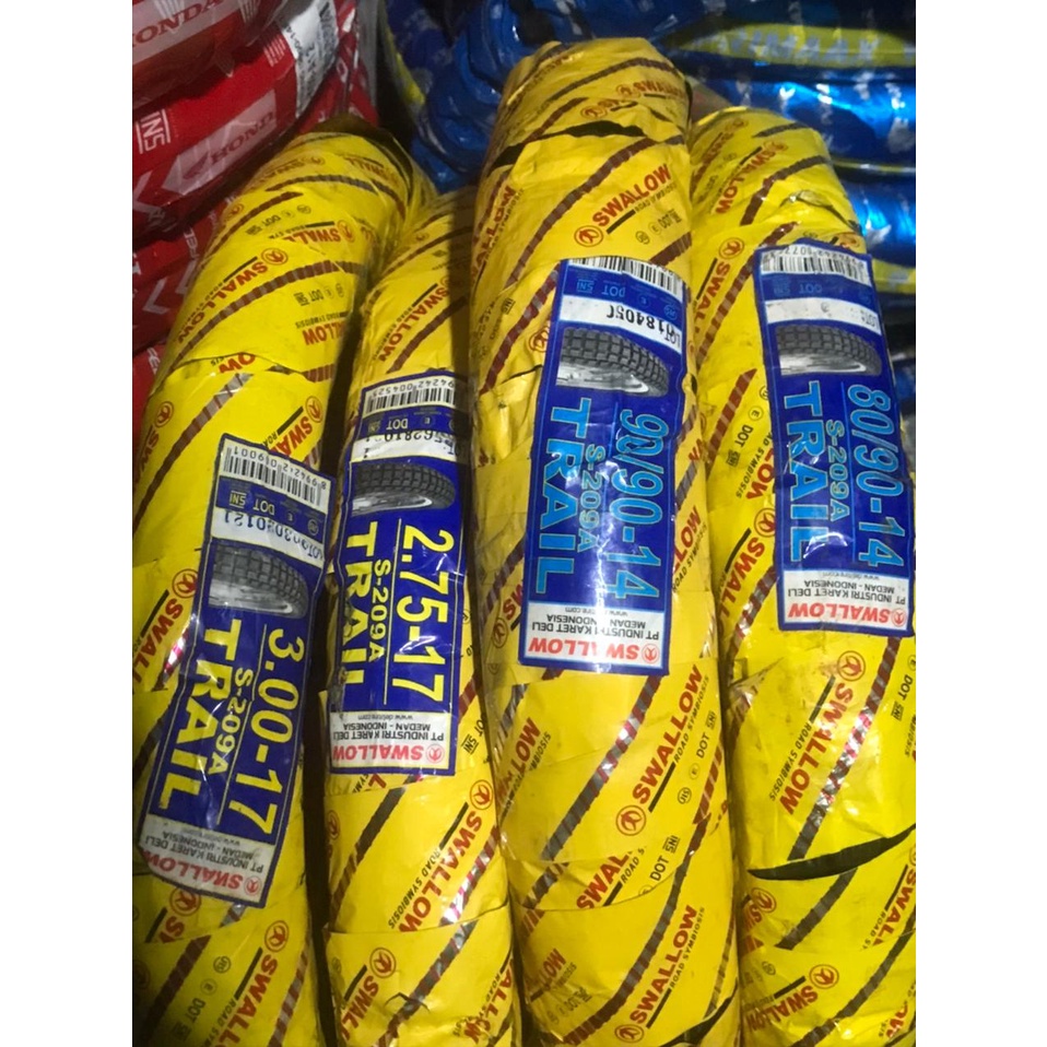 Jual BAN TRAIL 300 RING 17 SWALLOW 3.00-17,2,75-17,2.50 TYPE S-209A Ban ...