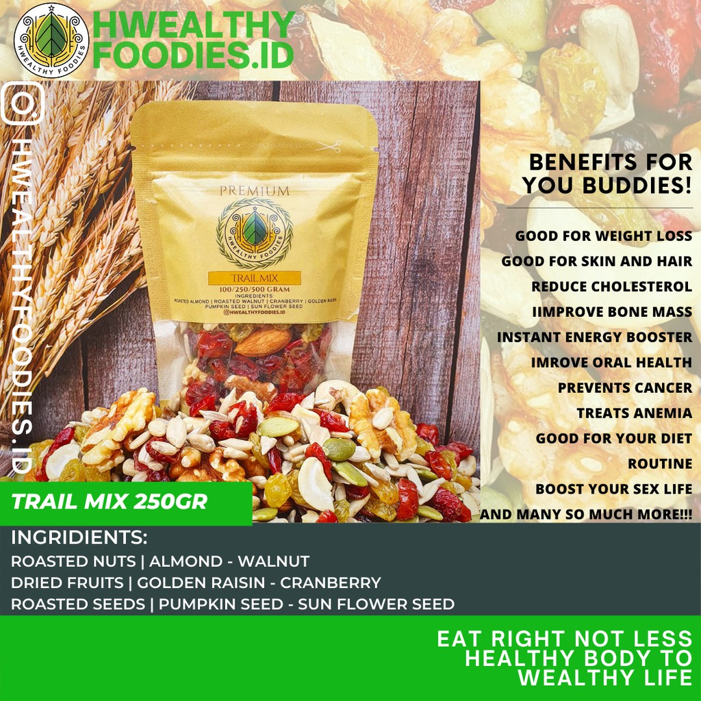 Jual Premium Trail Mix (250gr) | Shopee Indonesia