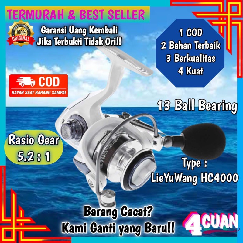 Jual [COD] Spinning Reel Gulungan RILL RIL RIIL Kerekan Katrol Pancing ...