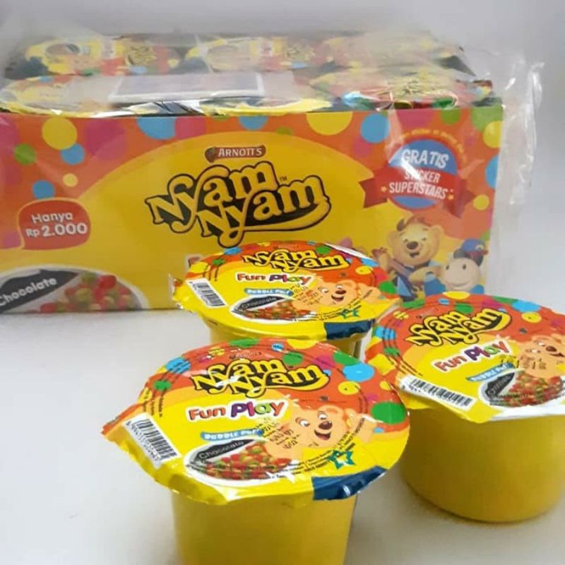 Jual NYAM NYAM Fun Play Netto 1 Pak ( Isi 12 Pcs ) | Shopee Indonesia