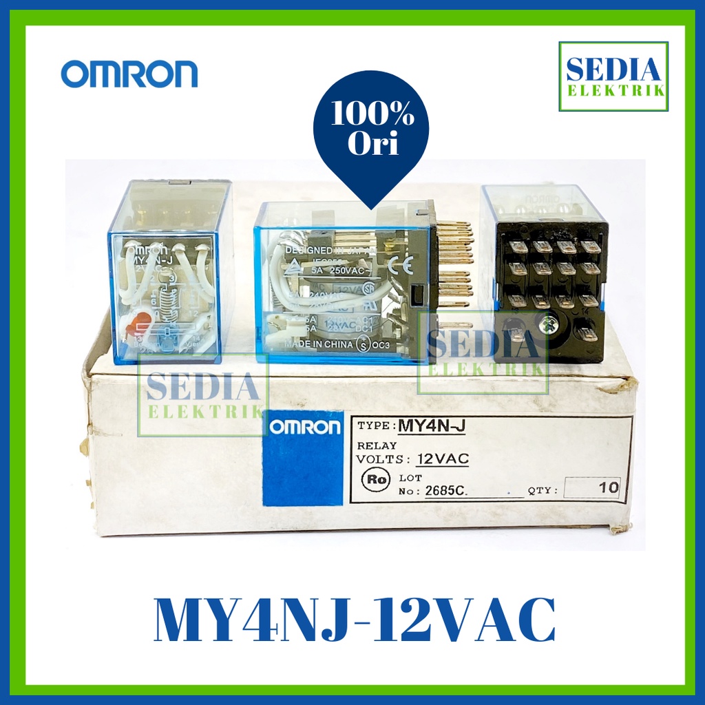 Jual Relay Omron MY4NJ-12VAC MY4NJ 12VAC | Shopee Indonesia