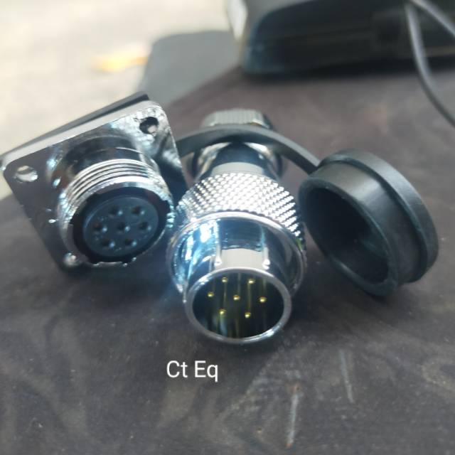 Jual WS 16 7 Pin Plug & Socket Kabel panel Mount Konektor 7 Pin Plug ...