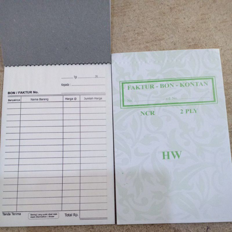 Jual bon faktur rangkap 2 kecil tegak | Shopee Indonesia