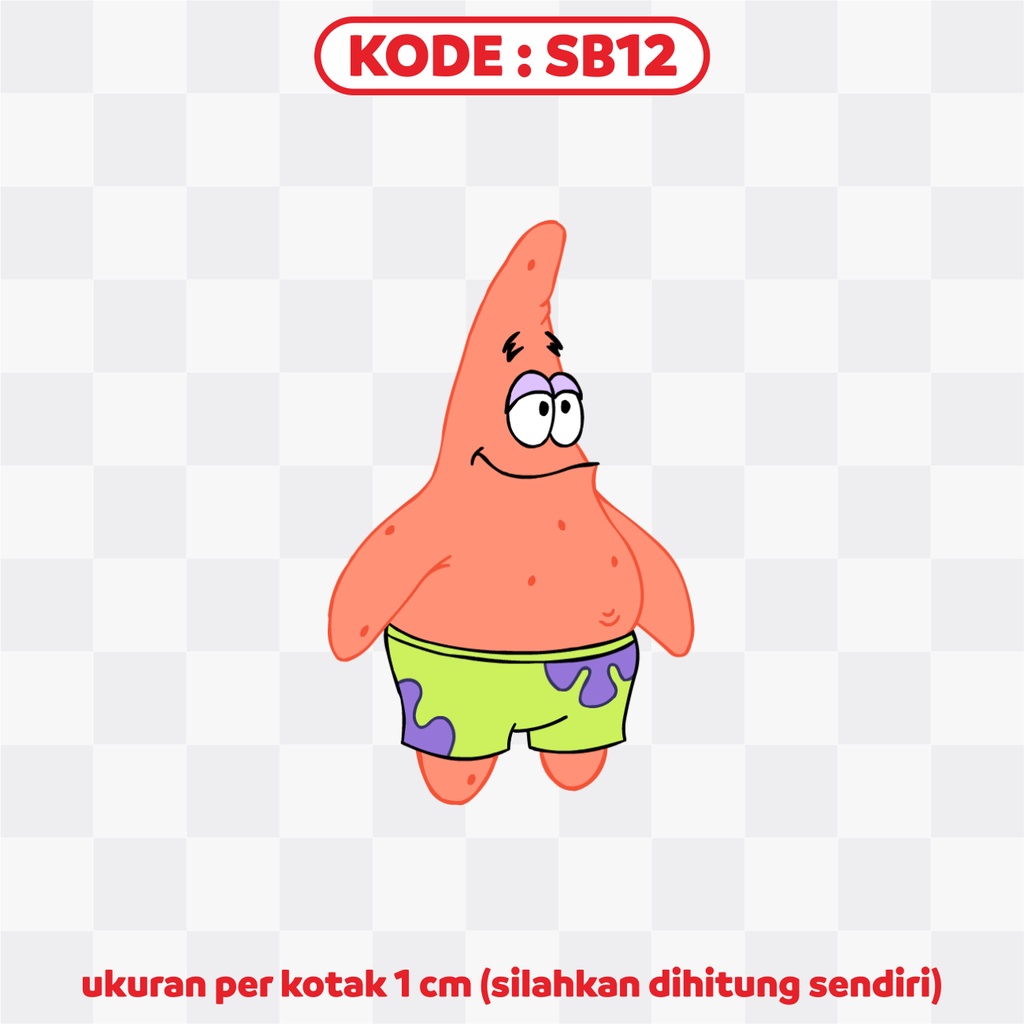 Jual Stiker Baju Sablon Setrika Aesthetic // Sticker Iron - SPONGE BOB ...