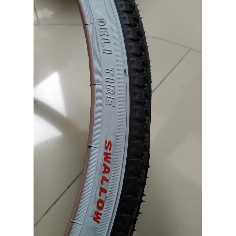 Jual Ban Luar Sepeda Swallow 24 x 1.75 Hitam Putih | Shopee Indonesia