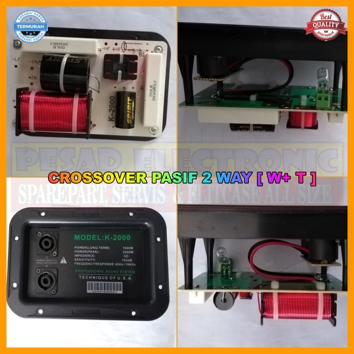 Jual Crossover Pasif K2000 2Way | Shopee Indonesia