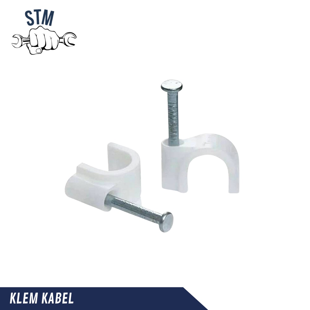 Jual Klem kabel paku beton / Clamp cable paku beton | Shopee Indonesia