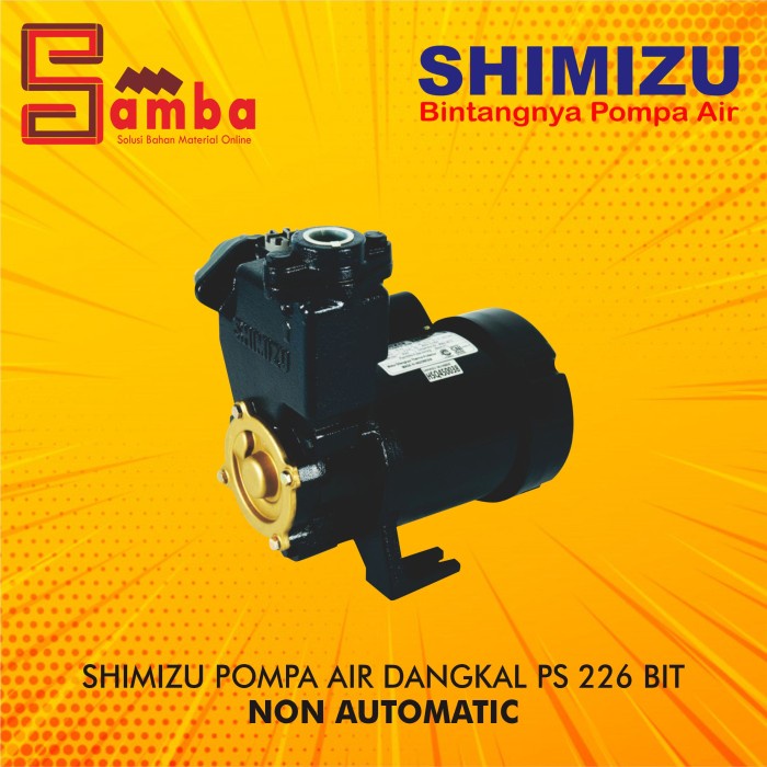Jual SHIMIZU PS-226 BIT Pompa Air Sumur Dangkal Non-Otomatis - NON ...