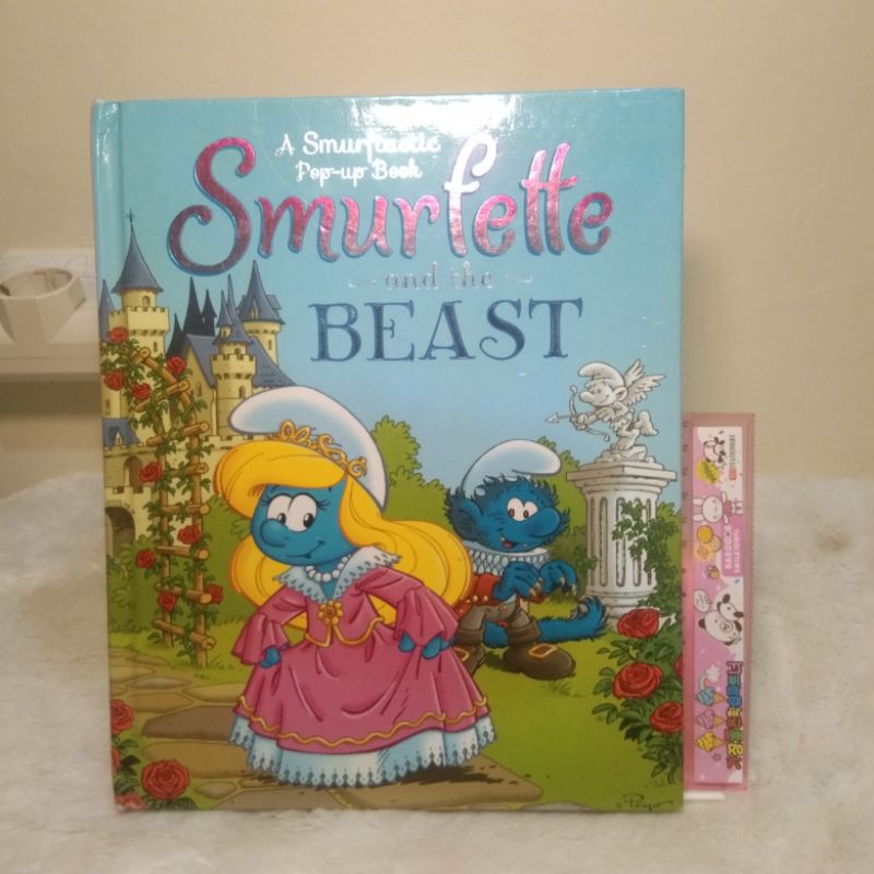Jual Buku cerita anak A Smurftastic Pop Up Book SMURFETTE AND THE BEAST ...